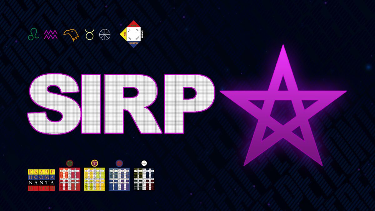 The Supreme Invoking Ritual of the Pentagram SIRP - potb